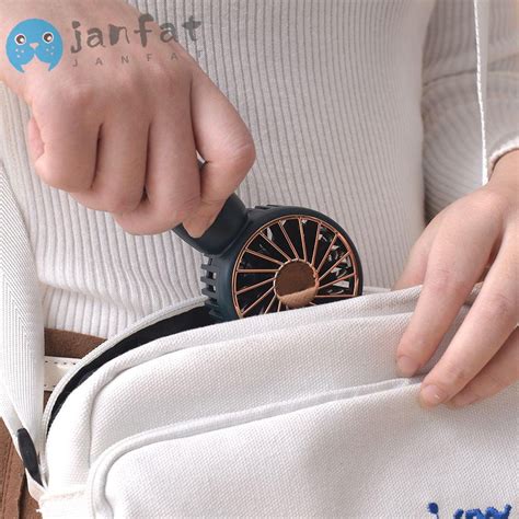Janfat พัดลมมือถือ กลางแจ้ง 3 ความเร็ว ชาร์จ Usb พัดลมระบายความร้อน Shopee Thailand