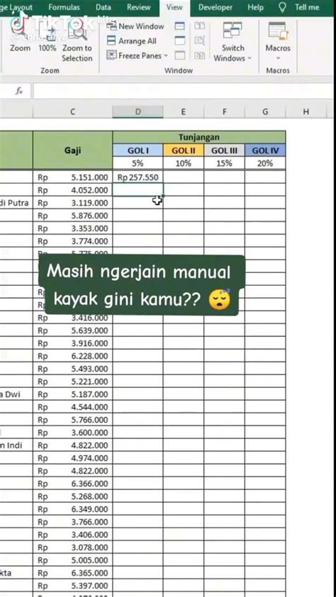 Salary Excel Sheet Artofit