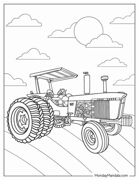 John Deere Tractors Coloring Pages
