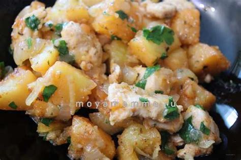 Филе курицы с картошкой