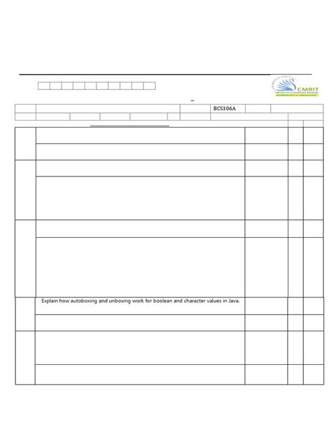 Iat Iii Question Paper With Solution Of Bcs306a Object Oriented