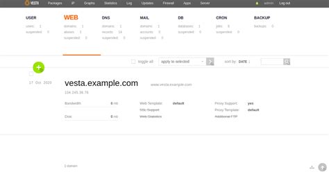 How To Install VestaCP Control Panel On Debian Atlantic Net