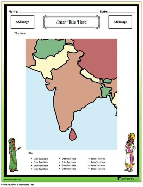 Mapa De La India Storyboard Por Es Examples