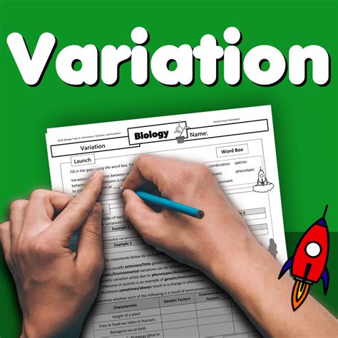 Variation Home Learning Worksheet Gcse Uk