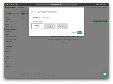 how to create a vpc peering in mongodb atlas cloud and aws techcrumble