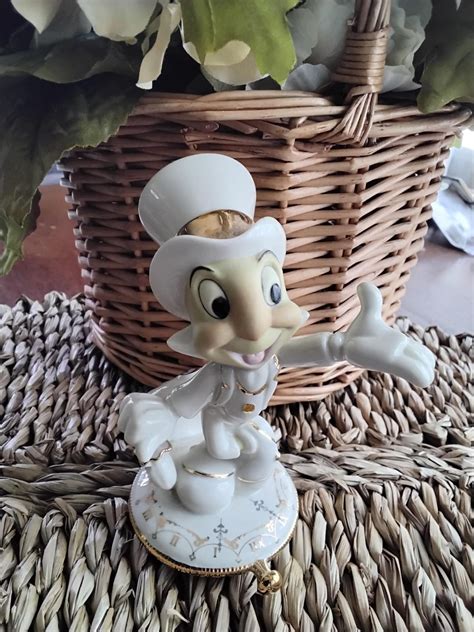 Vintage Lenox Porcelan Disney Jiminy Cricket Figurine Pinocchio