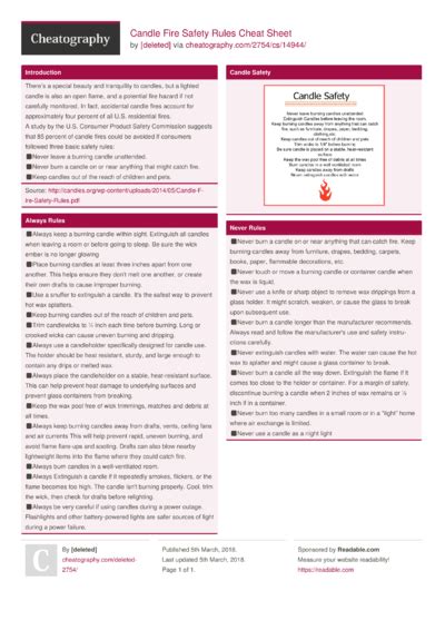 18 Fire Cheat Sheets Cheat Sheets For Every Occasion