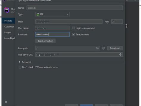 How To Connect To Our Host Or Server Via Ftp With Phpstorm Software Idehweb Software Solution