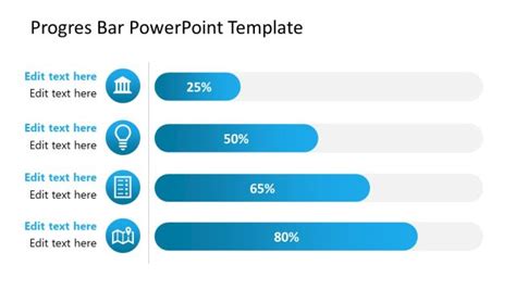 customizable progress bar template for powerpoint slidemodel