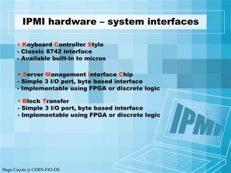 Ipmi Server Management Ppt Operating Systems Computer Software And Applications