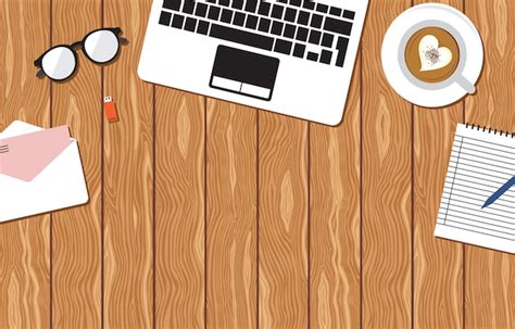 Desk Table Top View Vectors And Illustrations For Free Download Freepik