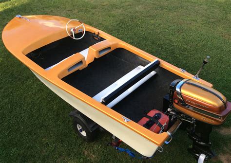 14 Feet 1957 Flare Fiberglass Runabout 37642 Antique Boat America