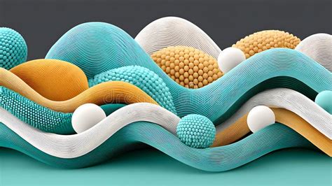 Dynamic Abstract Waves In Vibrant Colors Create Visually Striking