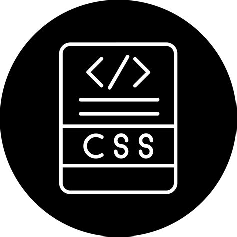 Css Vector Icon 20602785 Vector Art At Vecteezy
