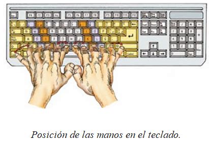1 Reconocimiento Y UbicaciÓn De Los Dedos En El Teclado Informatica
