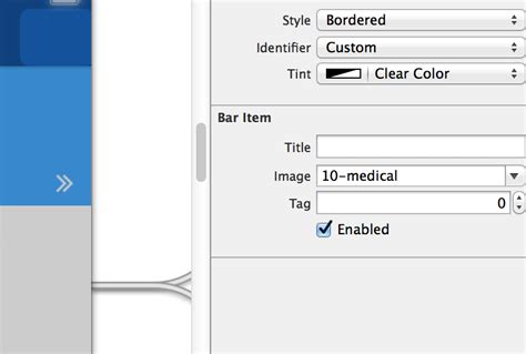 Ios Cannot Set Navigation Bar Item Image In Storyboard Stack Overflow