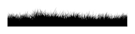 Premium Vector Grass Field Silhouette
