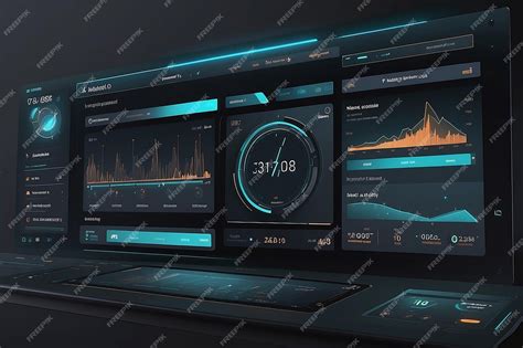 Premium Photo Futuristic Dashboard Ui