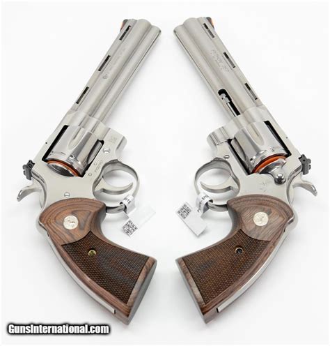 Colt 2020 Python Consecutive Pair 6 Inch Stainless Steel Model
