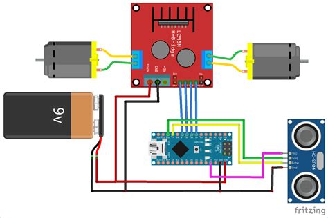 Arduino Based Obstacle Avoiding Robot Project With Code And Circuit Diagram