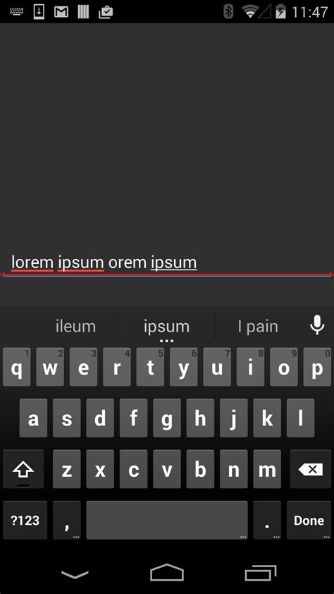 Android Edittexts Ondraw Canvas Gets Shifted To The Left When Single Line Is Set Stack Overflow