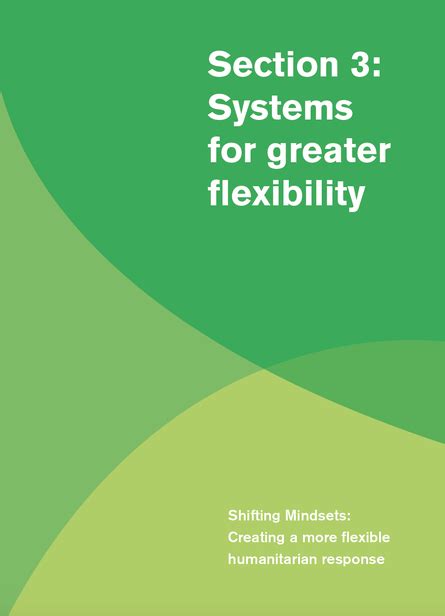 Shifting Mindsets Section 3 Systems For Greater Flexibility Alnap