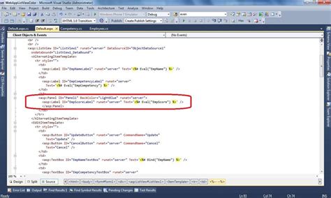 Object Reference Not Set To An Instance Of An Object When Using Findcontrol With Listview Web