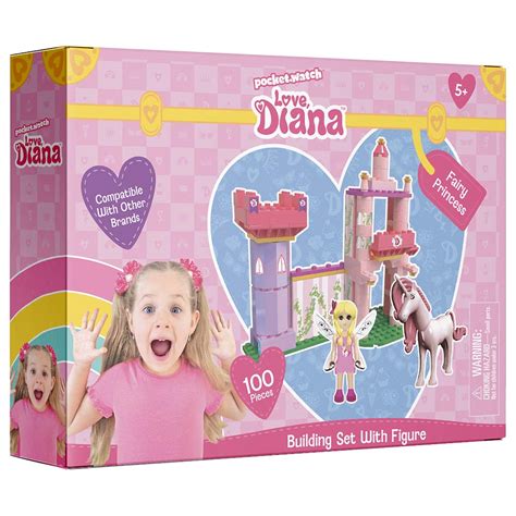 Love Diana Fairy Princess Building Set W Figure Pcs Adam Megastore Kuwait