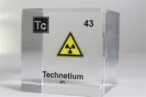 Technetium Element Cube Engineered Labs