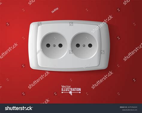 Realistic Electric Socket Electrical Safety Concept Stock Vector Royalty Free 2275762221