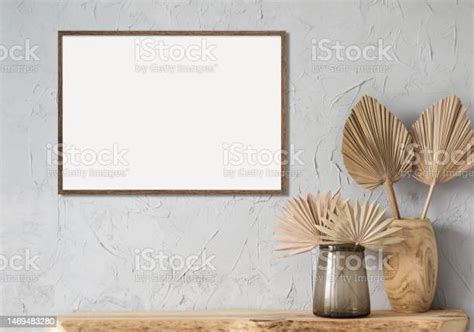 인테리어 디자인의 예술 작품 모형 벽에 빈 액자 수평 방향 0명에 대한 스톡 사진 및 기타 이미지 0명 가구 가정 생활 Istock