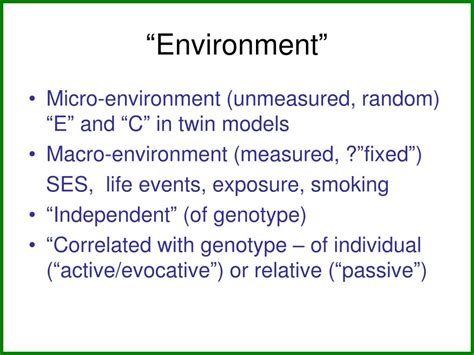 Ppt Gene Environment Interaction Powerpoint Presentation Free Download Id 3346126
