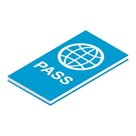Passport Isometric 3d Icon 14021338 Vector Art At Vecteezy