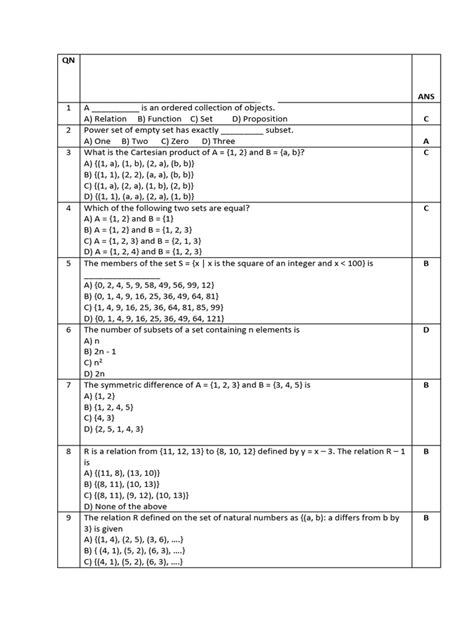 Cbe Set Theory Pdf Set Mathematics Formalism Deductive