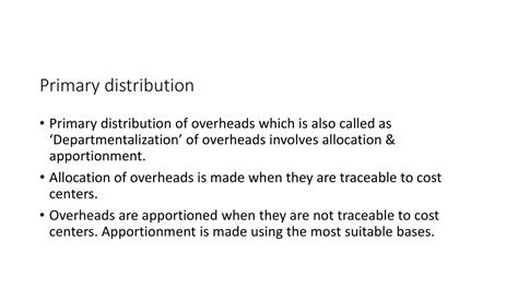 Overhead Analysis Powerpoint Slides Learnpick India