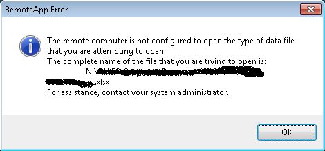 Solved Trouble Opening Files On Desktop With RDS RemoteApps Experts Exchange