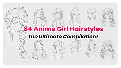 How To Draw Anime Hair The Ultimate Compilation 84 Anime Girl