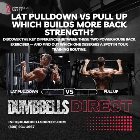Lat Pulldown Vs Pull Up Which Builds A Stronger Back — Dumbbells Direct