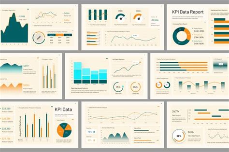 Kpi Data Statistic Incl Dashboard And Chart Envato