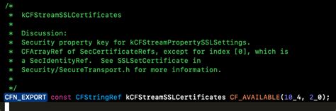 Bugfix Remove Seccertificateref That Will Cause Tls Handshake Failed
