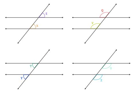 Transversal Lines Angles Definition Video Examples