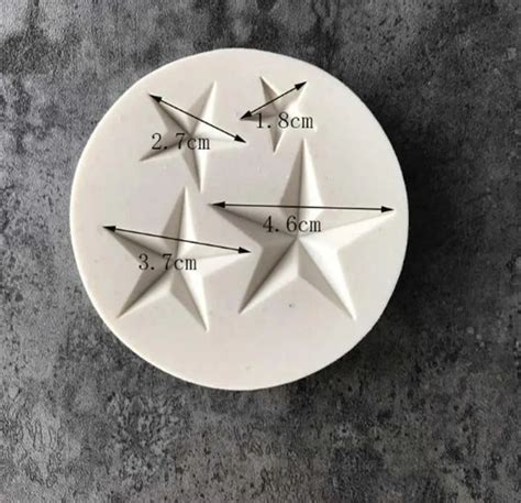 Molde Mini Estrellas 💫 4 Cv Negos