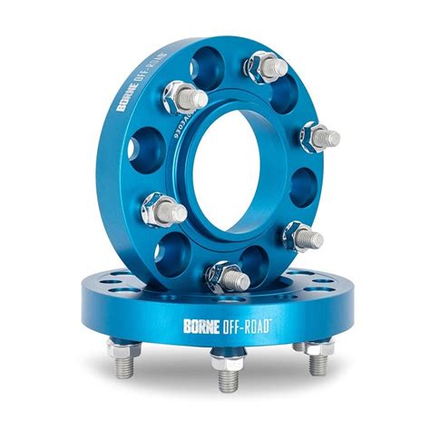 Wheel Spacers Blue 6x1397 931mm Center Bore M12 X 15 25mm