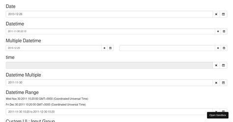 React Datetimepicker Demo Codesandbox