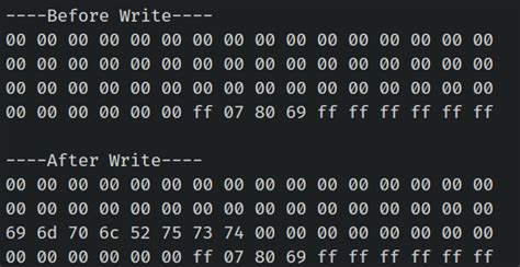 Write Data Impl Rust For ESP