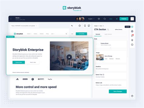 storyblok ui visual editor by nikola milasinovic on dribbble