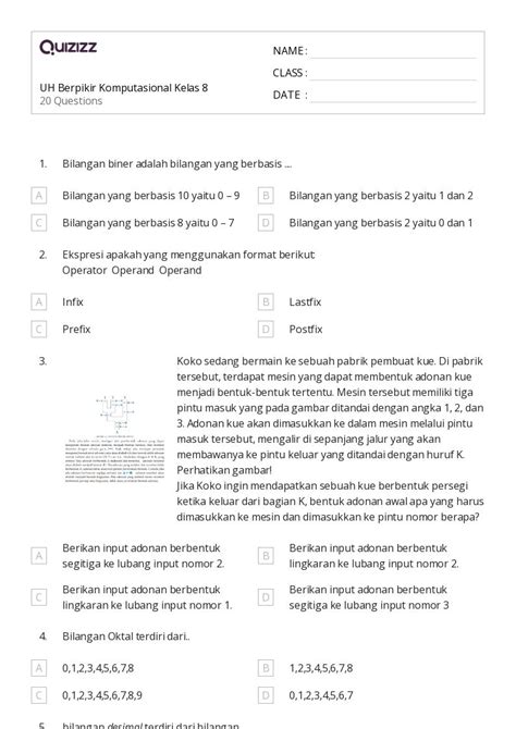 50 Lembar Kerja Desimal Untuk Kelas 8 Di Quizizz Gratis And Dapat Dicetak