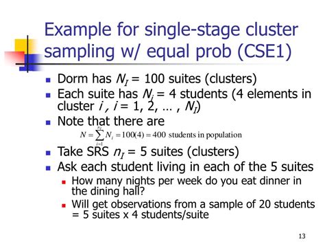 Ppt Cluster Sampling Powerpoint Presentation Free Download Id 291455
