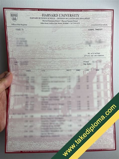 Where To Buy Harvard University Fake Diploma Transcript