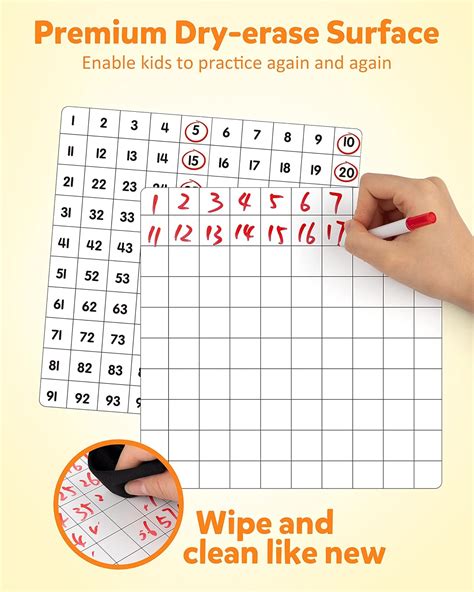 Coogam Wooden Math Hundred Board 1 100 Numbers Learning Educational Toys Colorful Montessori